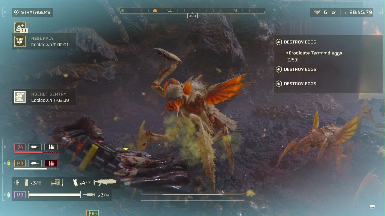 Let's Play HELLDIVERS 2 - 29 How to Escape Swarms! (Extreme diff 6) - YouTube