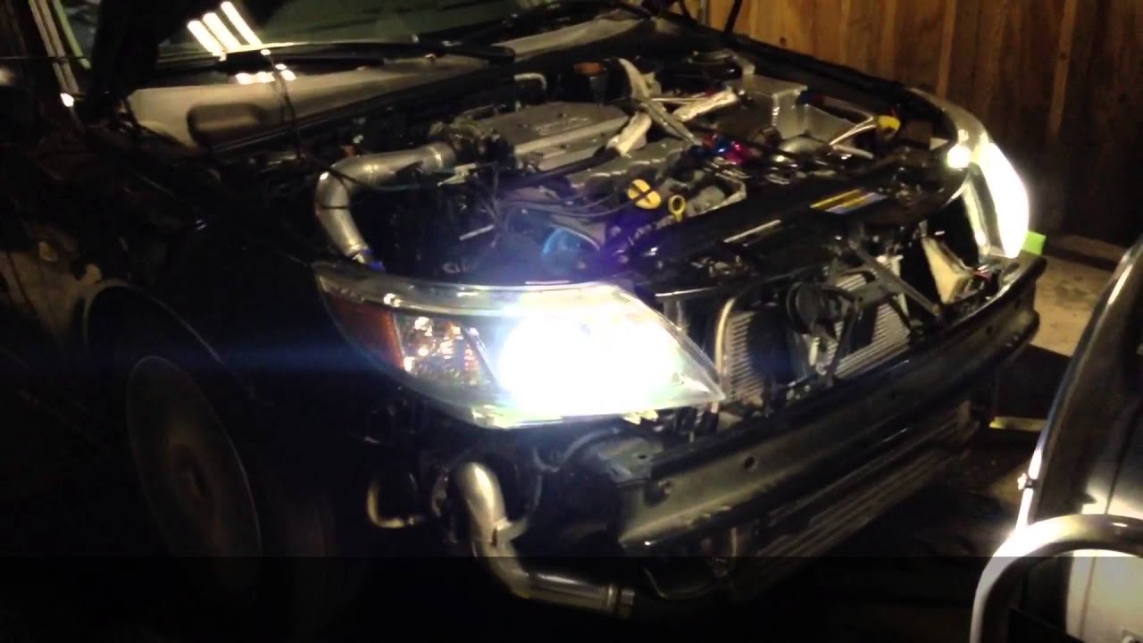 Saab 9-3 Aero 2.8T Holset HY35 24 PSI - Dynojet - JZW Tuned - YouTube
