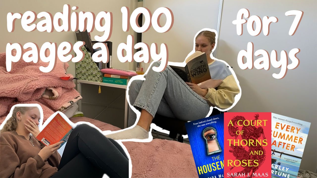 Reading 100 Pages a Day for 7 Days! - YouTube