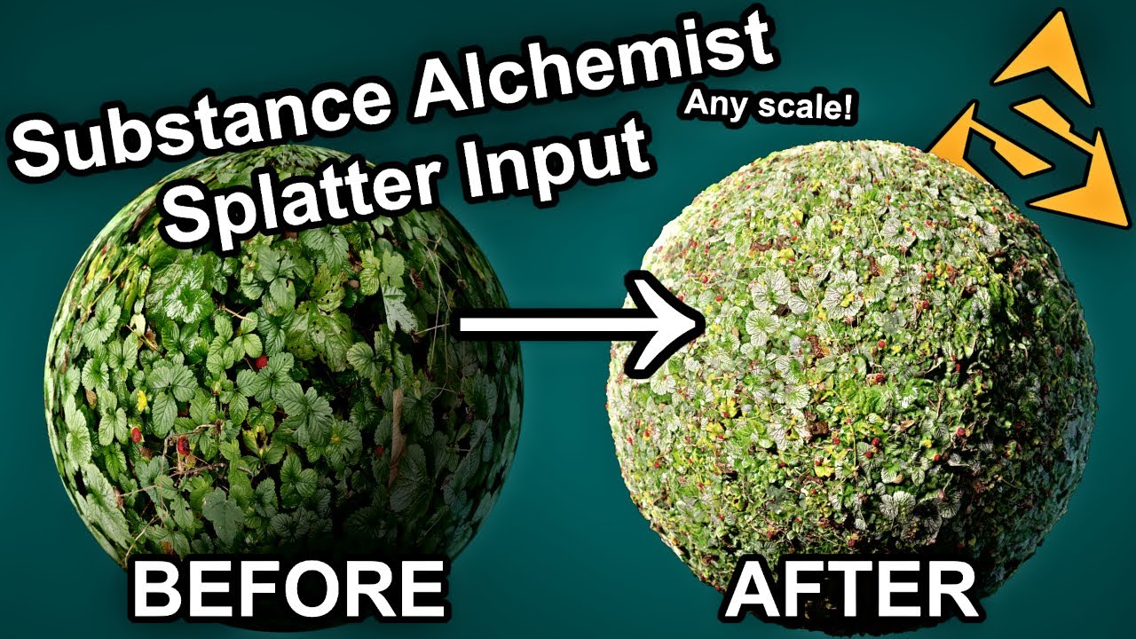 [Substance Sampler] Splatter Filter How to use your materials at any ...