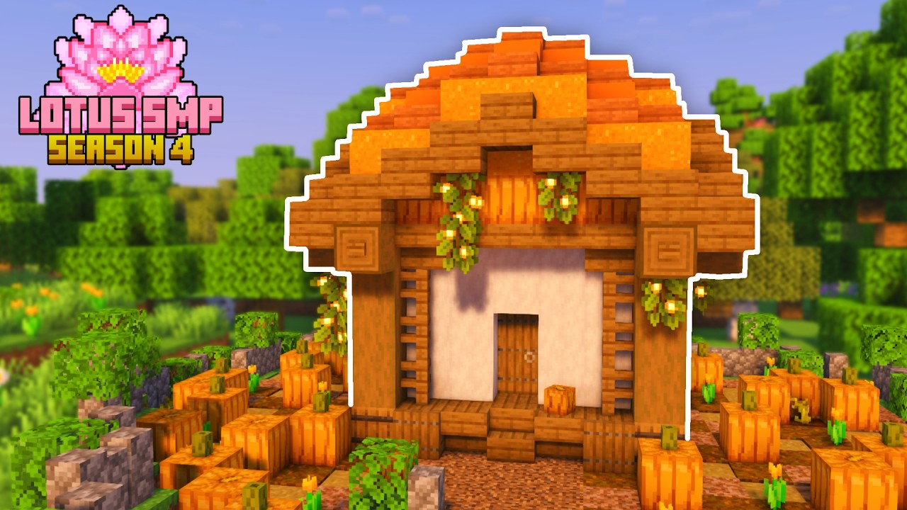 A Pumpkin Storage Build! | Minecraft Lotus SMP | Episode 6 - YouTube