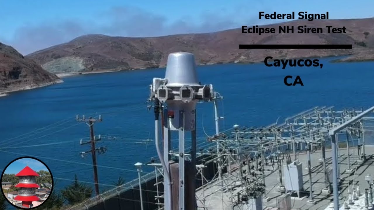 Federal Signal Eclipse NH siren Test | Diablo Canyon Nuclear Plant ...