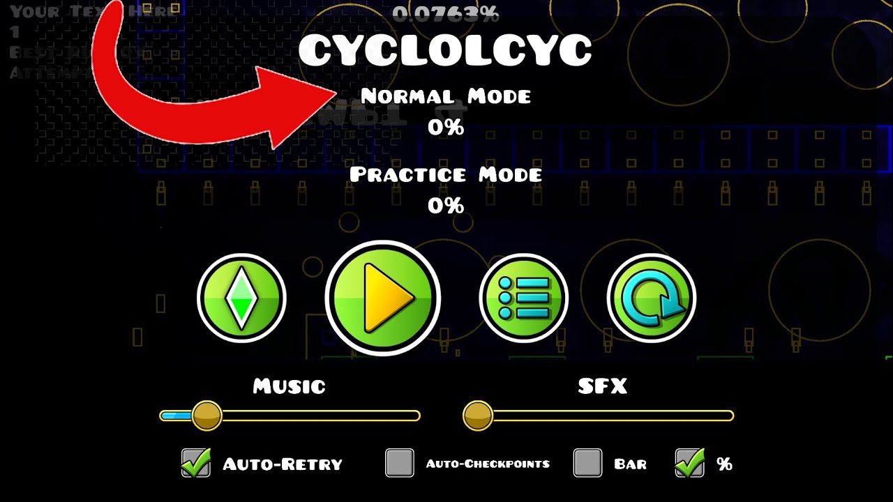 CYCLOLCYC 0.0763% (FORMER WR) [geometry dash] - YouTube