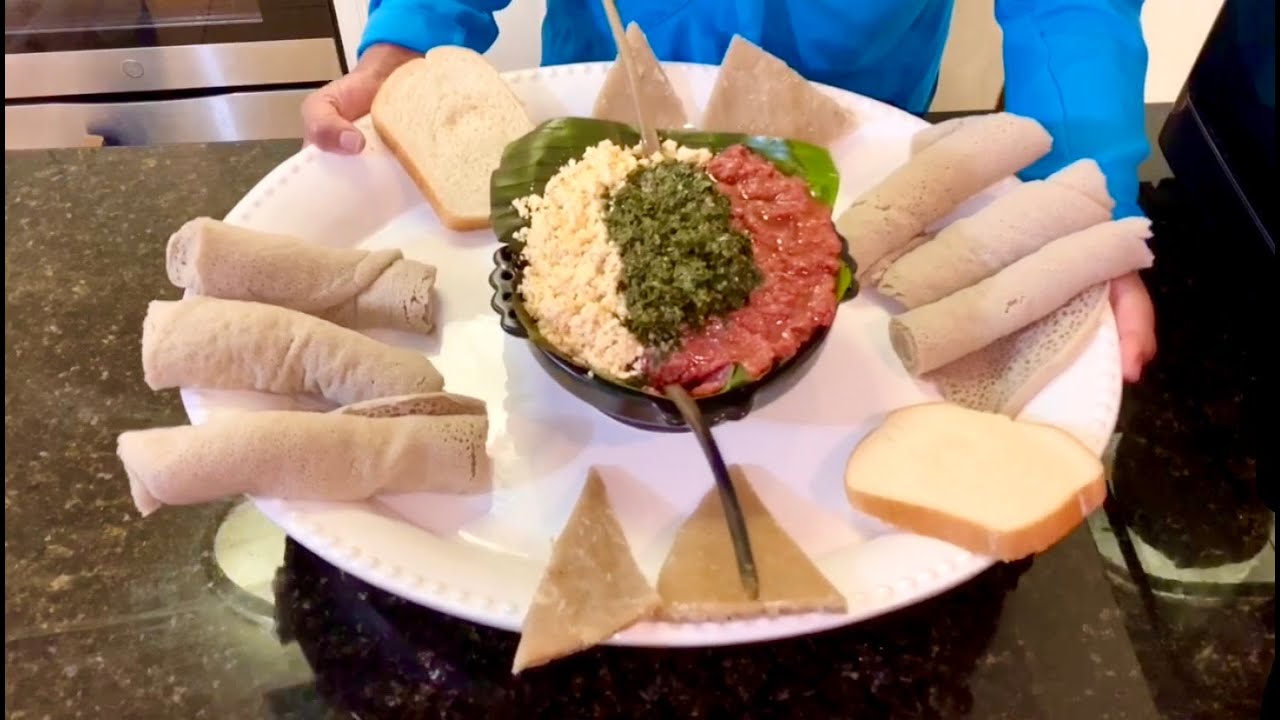 How to make Ethiopian Kitfo with Tg. ክትፎ : አስራር : ከቲጂ : ጋር:: - YouTube