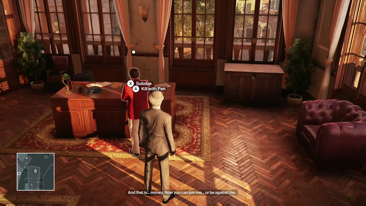 Hitman Landslide - Killing Marco Abiatti With The Pen - YouTube