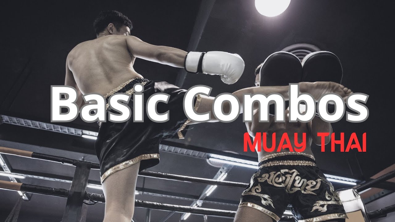 ( Round 1) Muay Thai striking combinations practice| Muay Thai at Home ...