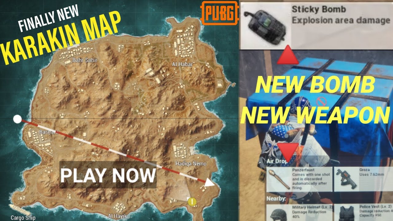 NEW KARAKIN MAP Is finally here | Try it now | PUBGM - YouTube