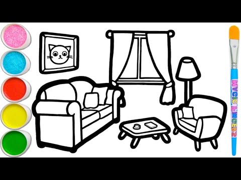 Draw a Beautiful Drawing Hall Drawing,Painting & Colouring for kids ...