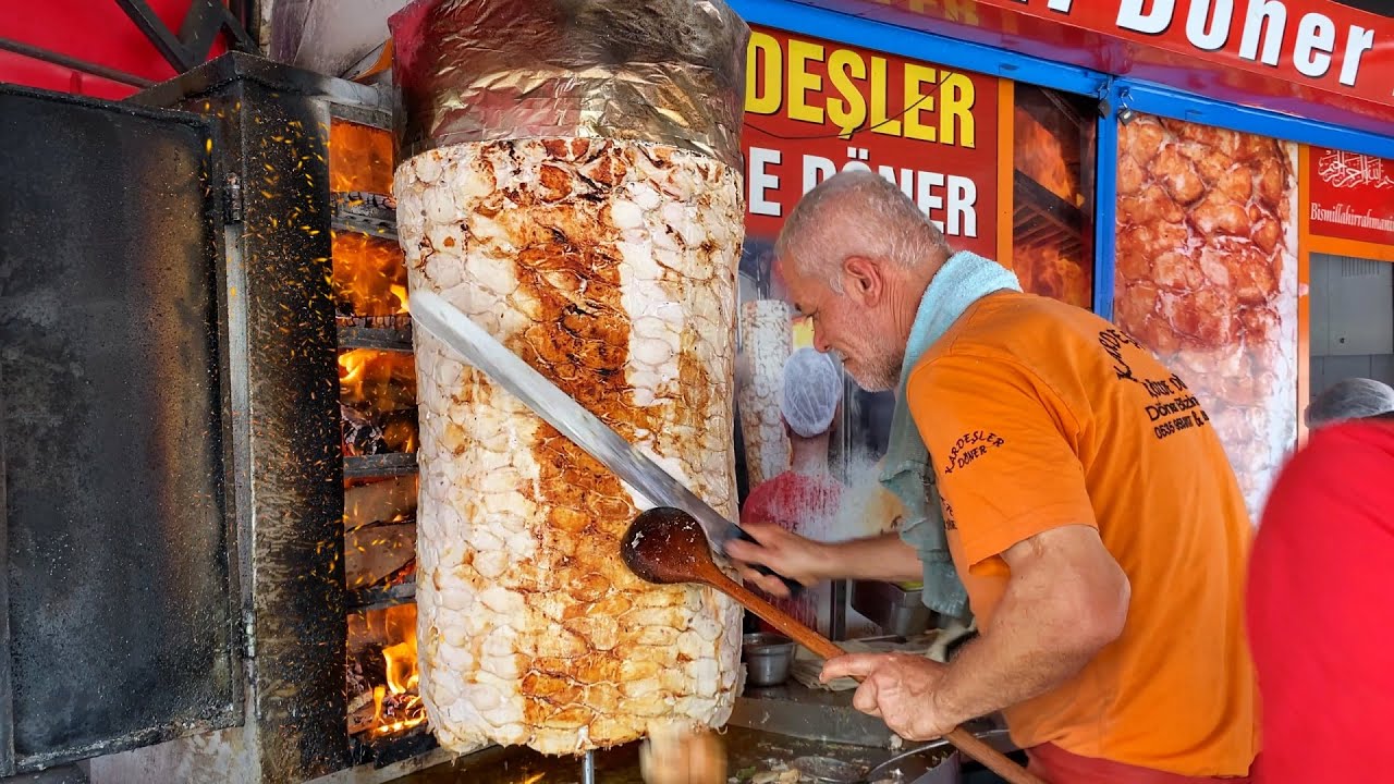 70 Years Old Master Sells 500 Kilos of Doner Kebab Every Day! - Street ...