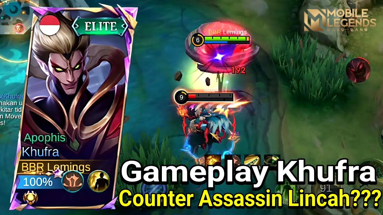 Gameplay Khufra | Hero Ini Counter Semua Assassin??? Solo Rank Best ...