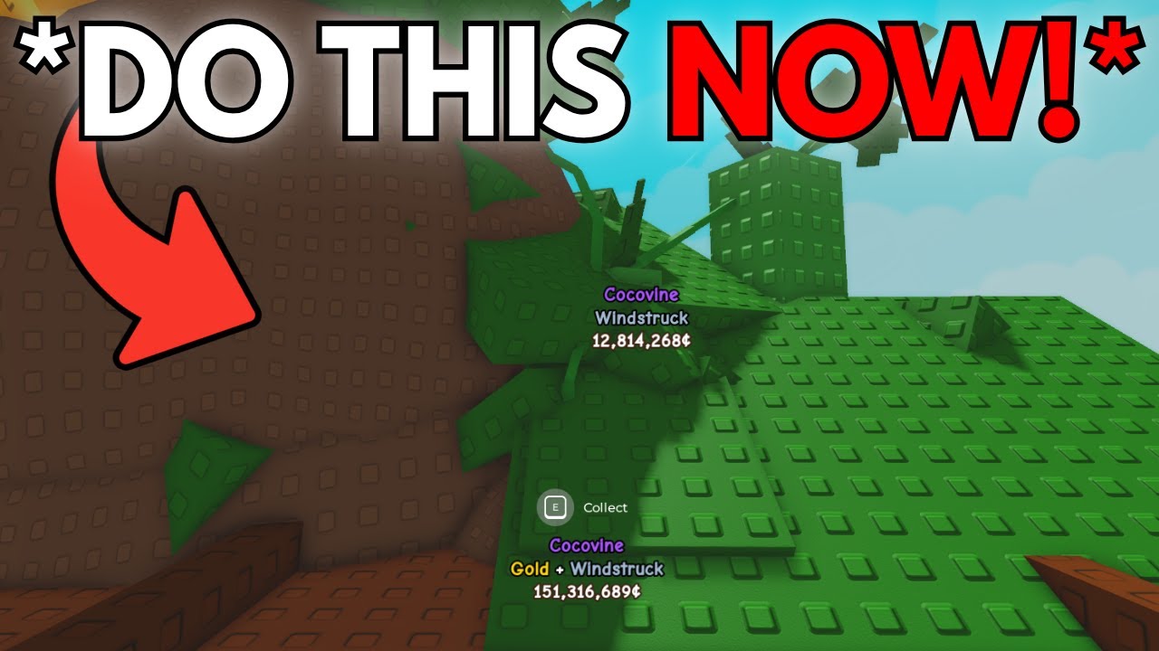 DO This NEW COCOVINE METHOD Now To Get TRILLIONS in Grow a Garden ...