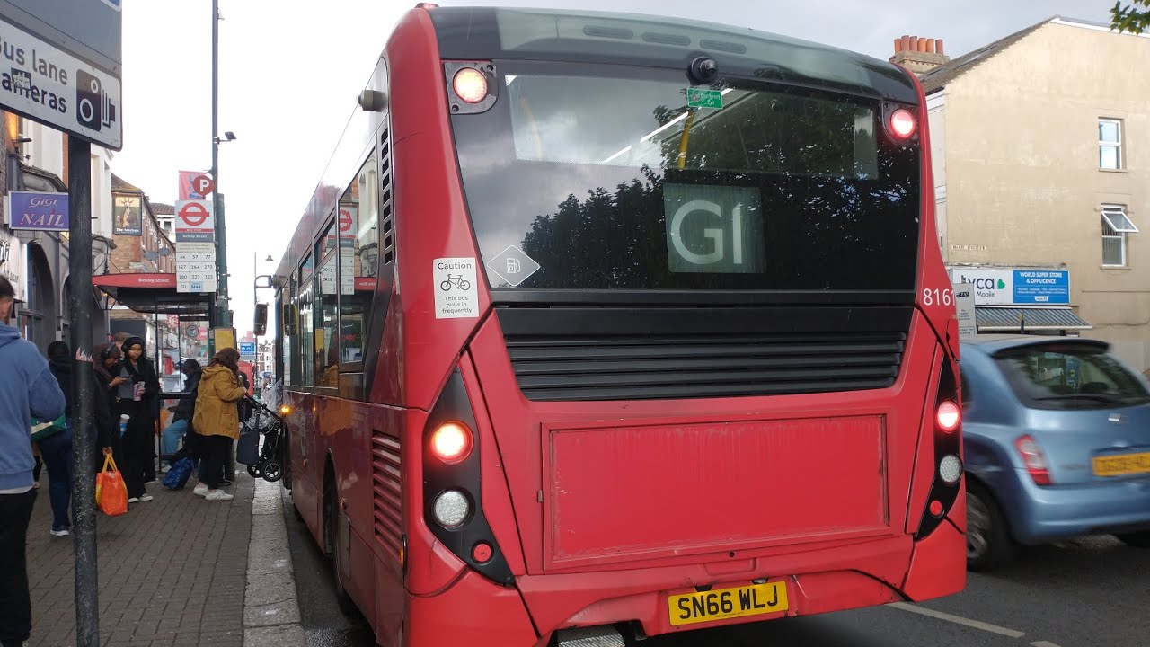 Transport UK 8161 on bus route G1 - YouTube
