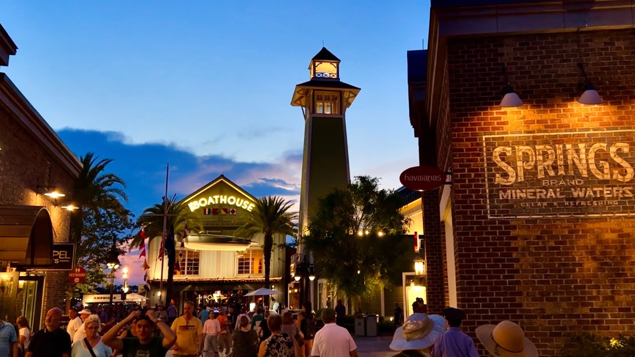 Disney Springs | Wednesday Night Sunset And Live Music Stroll - YouTube