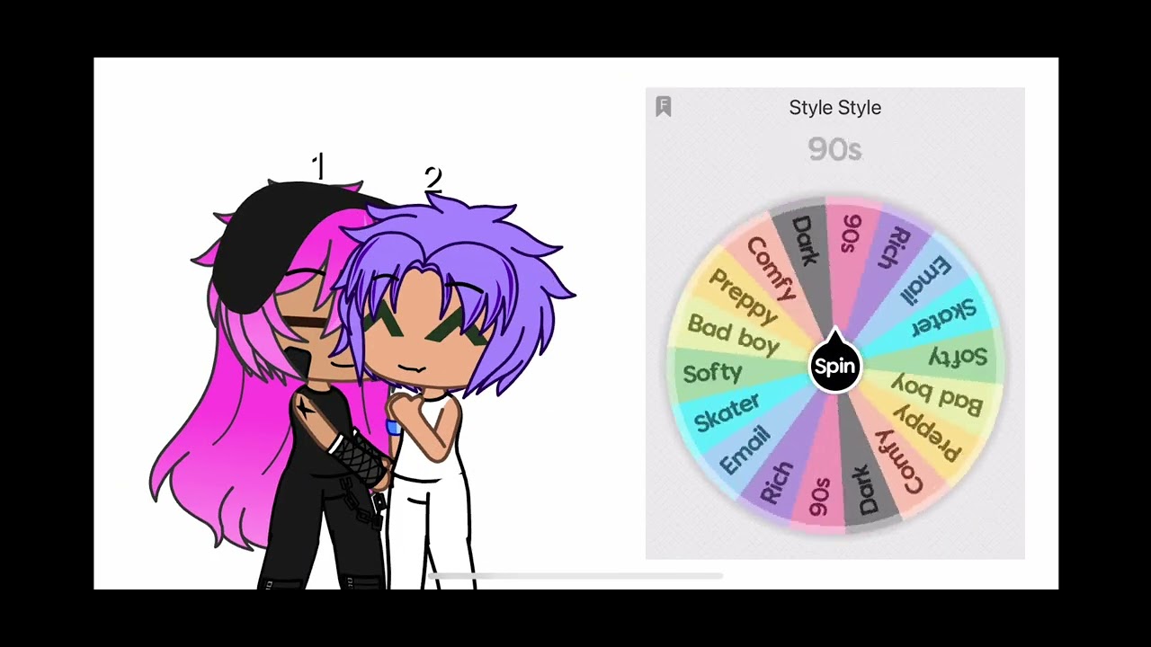 Spinning the wheel Gacha mini movie 1/? - YouTube