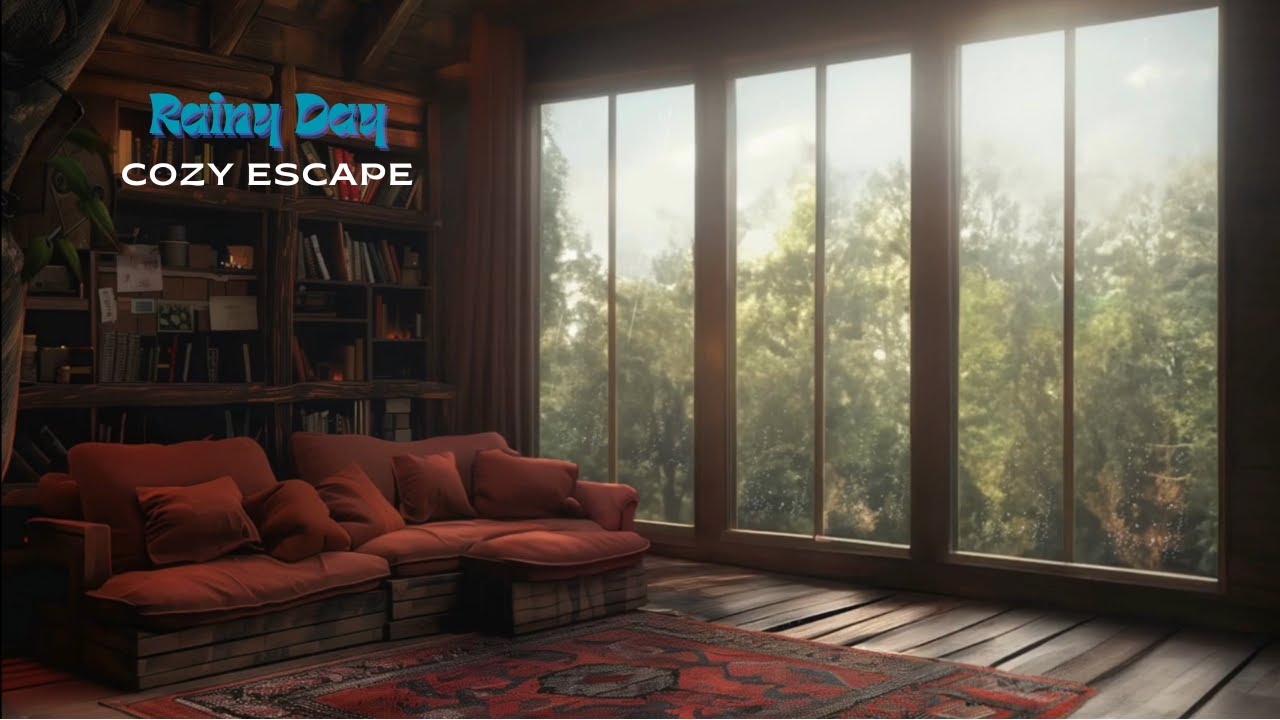 ASMR Rain Sounds and Meditation Music | Cozy Room for Relaxation - YouTube