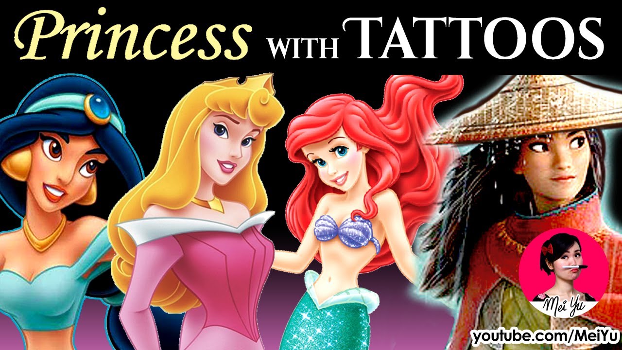 Draw Princesses with Tattoos?! Modern, Edgy Princess Disney Art ...