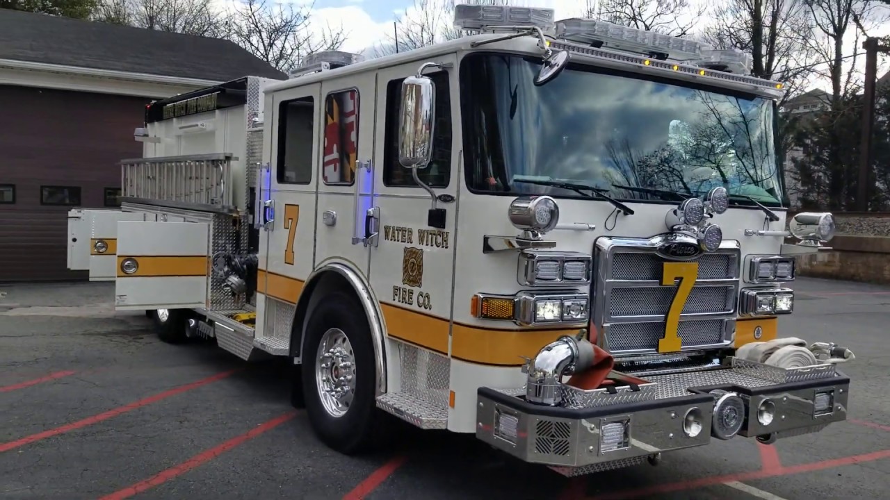 Walk around of Water Witch Fire Company Engine 7 - YouTube
