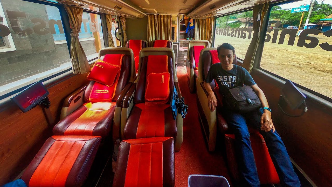 BUS MEWAH TRANS JAWA PUTERA MULYA! Double Decker Elegant Class Jakarta ...