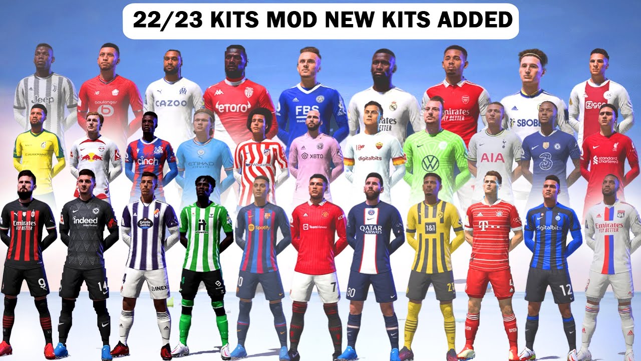 HOW TO INSTALL 22/23 KITS MOD FOR FIFA 22 + THEME MOD | TU16 - YouTube