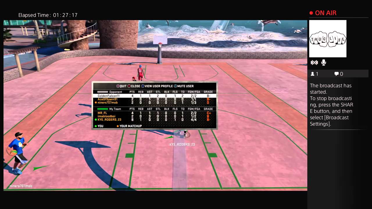 KYE_ROGERS_23's Live PS4 Broadcast - YouTube