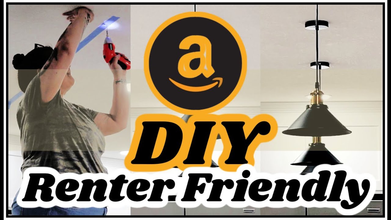 AMAZING AMAZON HOME IMPROVEMENT HACK! (RENTER FRIENDLY) - YouTube