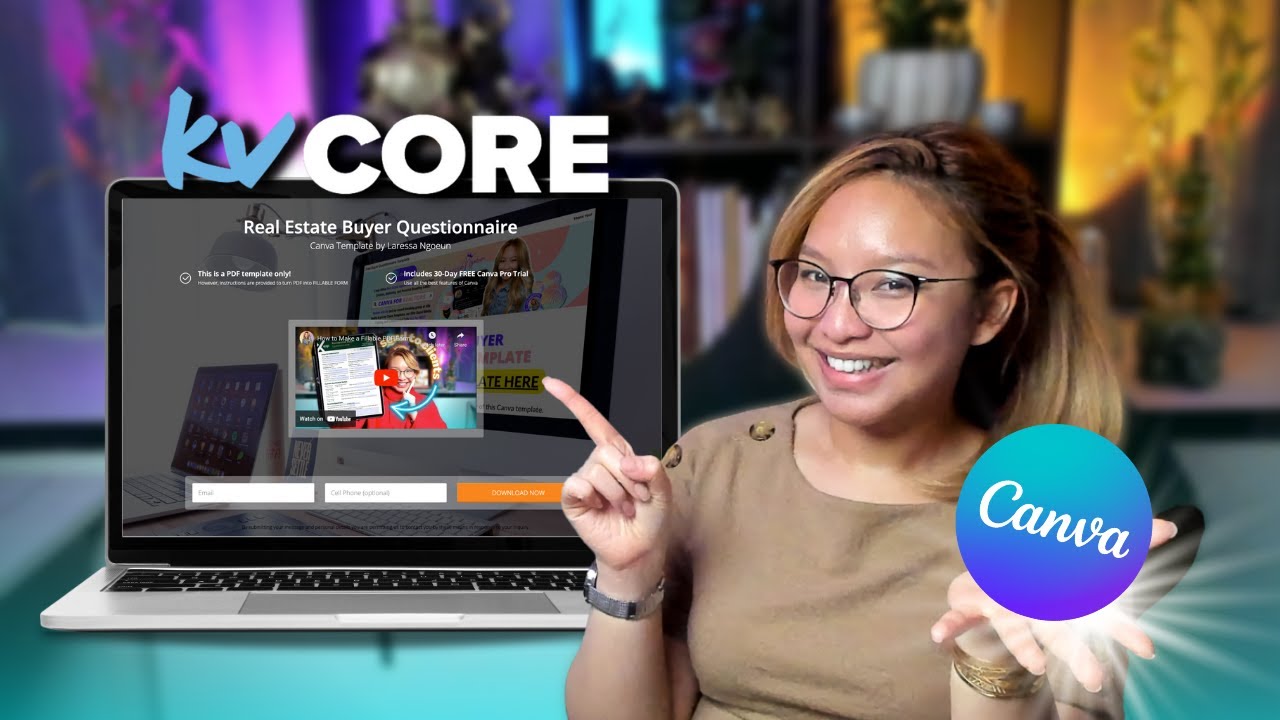 KvCore Landing Page Tutorial | Embed YouTube Video & Custom Background ...