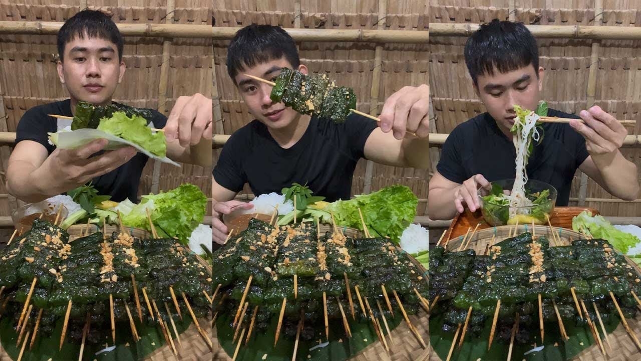 Bò Nướng Lá Lốt Bếp Than Chấm Mắm Nêm Ngon Quá Xá | Grilled Beef in ...