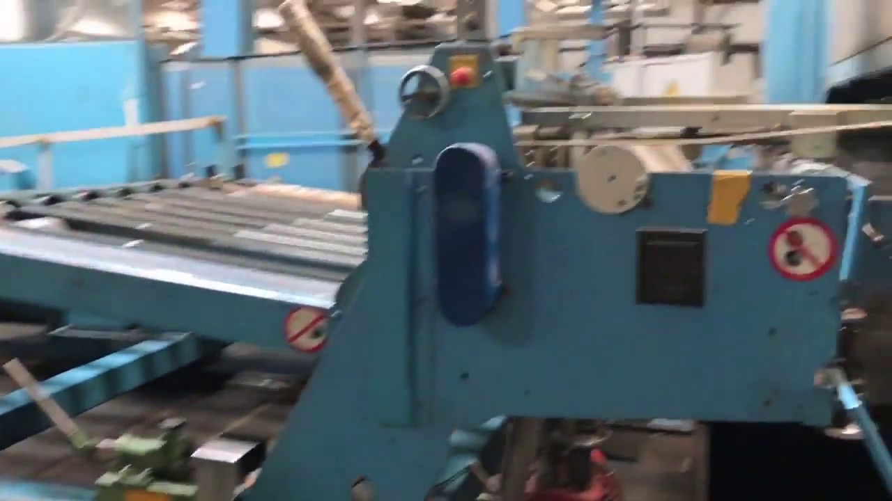 Ward 3 color Flexo año 1990 troquel rotativo 66 x 80 pre-feeder and ...