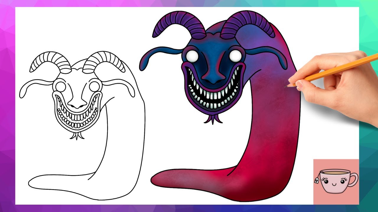 How To Draw Ramamba from Garten of Banban | Easy Drawing Tutorial - YouTube