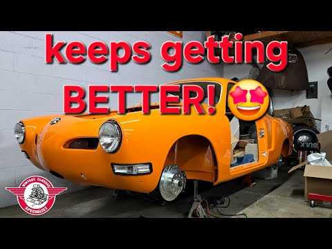 VCS Vintage VW Restoration shop daily update, Episode 775, one Ghia and two Beetles get love today!