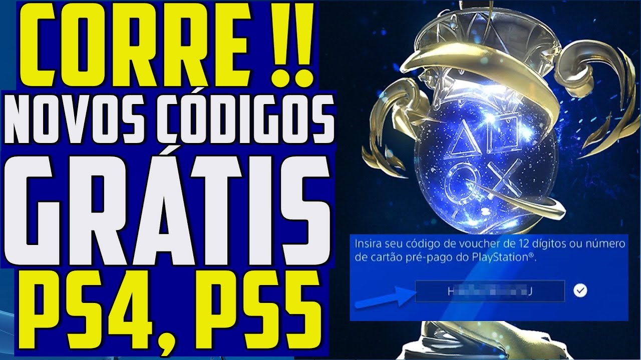 CORRE !! NOVOS CÓDIGOS GRÁTIS NO PS4, PS5 AGORA !! COMPLETE OBJETIVOS E ...
