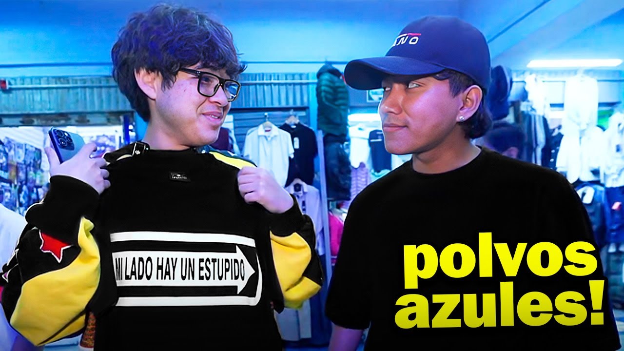 COMPRANDO ROPA EN POLVOS AZULES 👕 CALIDAD/PRECIO VALE LA PENA? 🤔 - YouTube