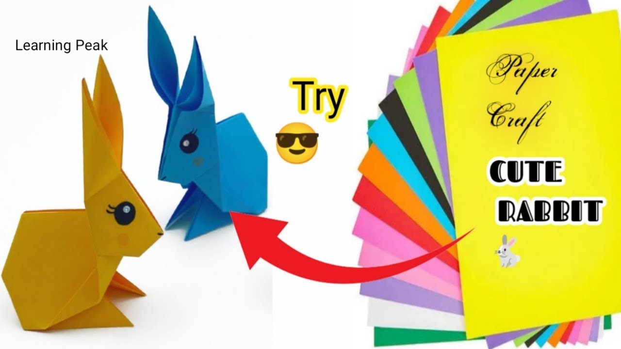 Learn How to make a paper Rabbit 🐰🐇|origami Easy Tutorial for beginners ...