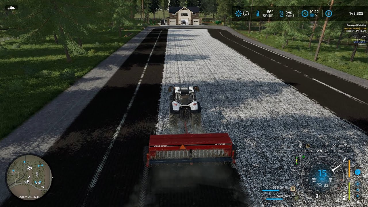 FS22 - Green Mountain - Ep 18 - Planting our grass - YouTube