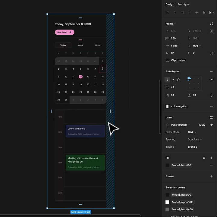 Responsive Calendar Layout with Variables in Figma - YouTube