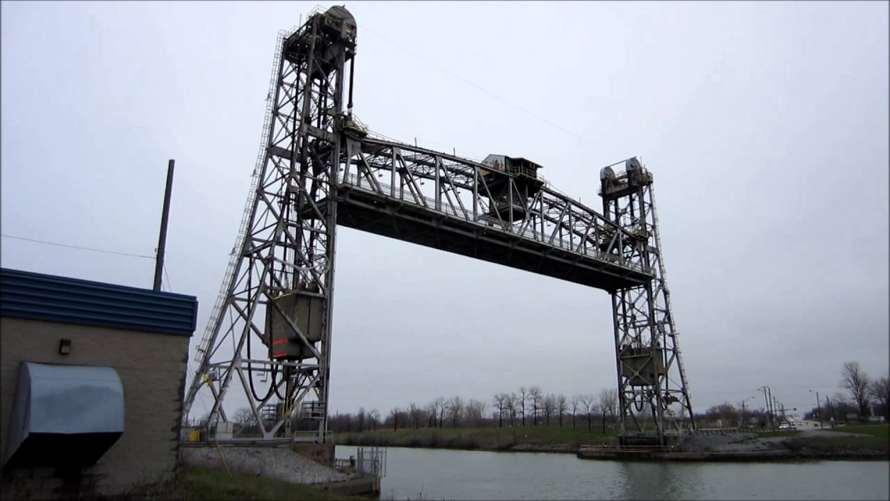 Glendale Ave Lift Bridge in Thorold Ontario - YouTube