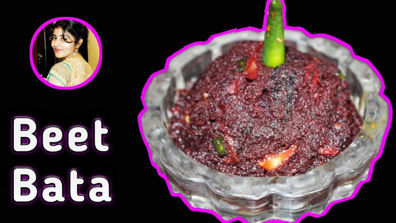 Beet Bata / Bengali Style Mushy Beetroot fry | Easy And Delicious ...