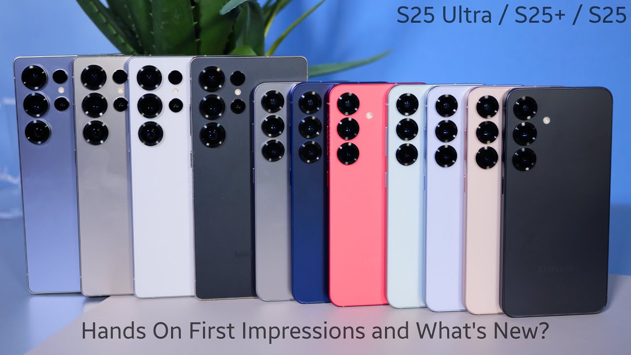 S25 Ultra, S25+ and S25 - Hands on All Colors and What's New - YouTube