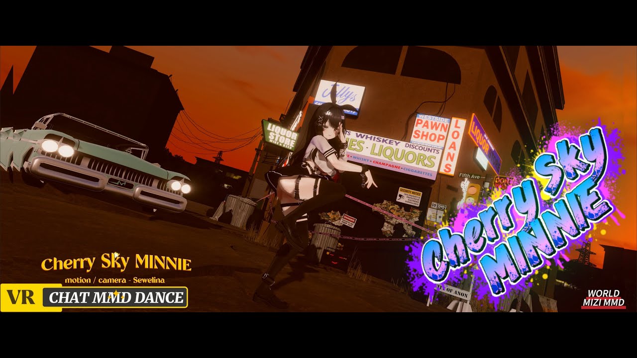 Cherry Sky MINNIE [ VRCHAT MMD DANCE ] - YouTube