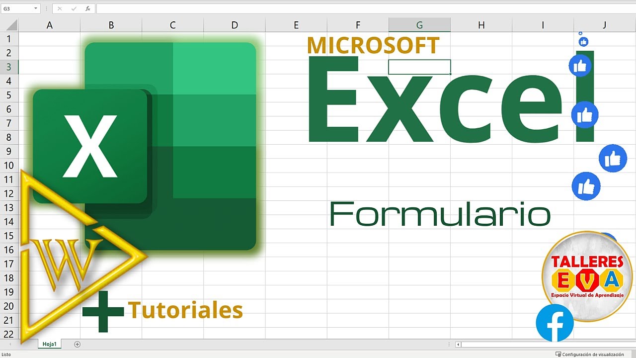 Talleres EVA Oficial | Excel - Formulario - YouTube
