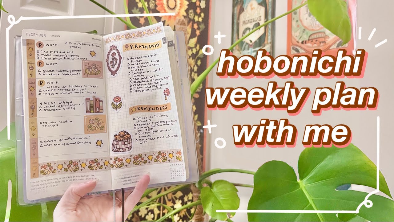 move into my NEW 2025 hobonichi weeks with me: I ALREADY MESSED UP ...