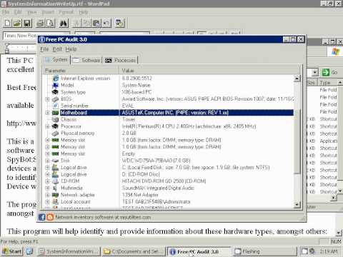 First impression review (overview and tour) of the Free PC Audit system ...