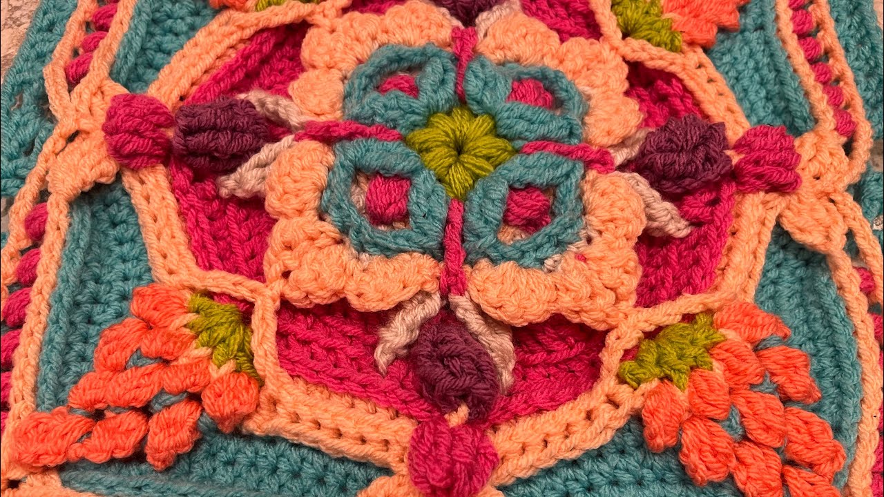 Chrysalis Throw Crochet Pattern by The Floral Hook - Pt 1 - Follow me ...