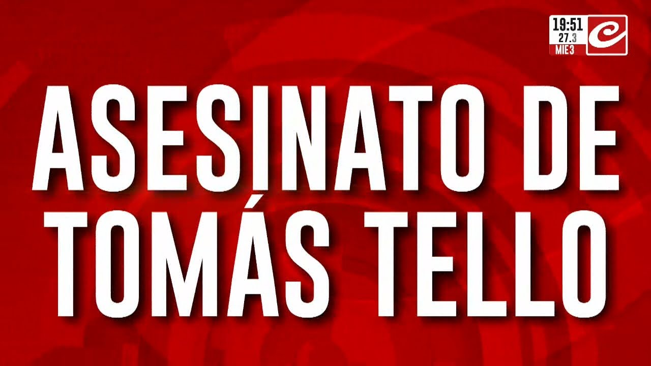 Asesinato de Tomás Tello: allanan viviendas de los acusados - YouTube