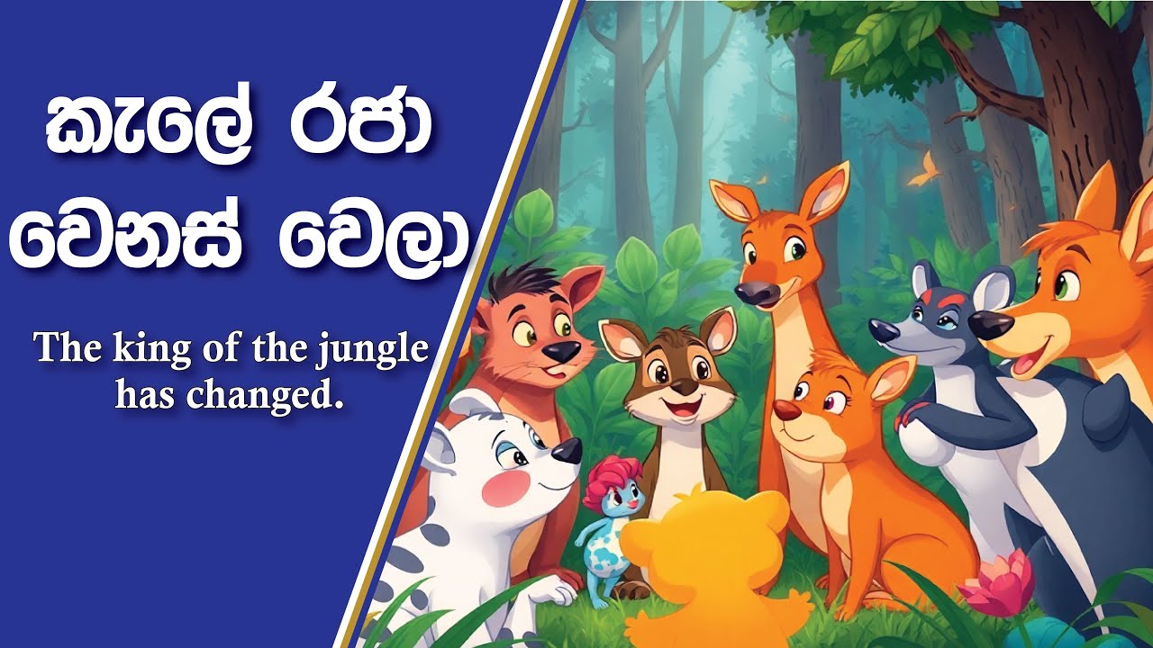 කැළේ රජා වෙනස් වෙලා | The king has changed.| Sinhala Cartoon | Sinhala ...