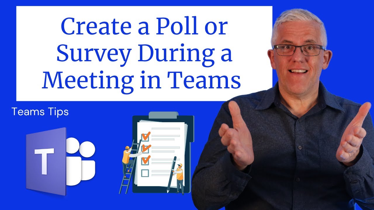 How to take a poll during a meeting in Microsoft Teams - Quick Tip #7 ...