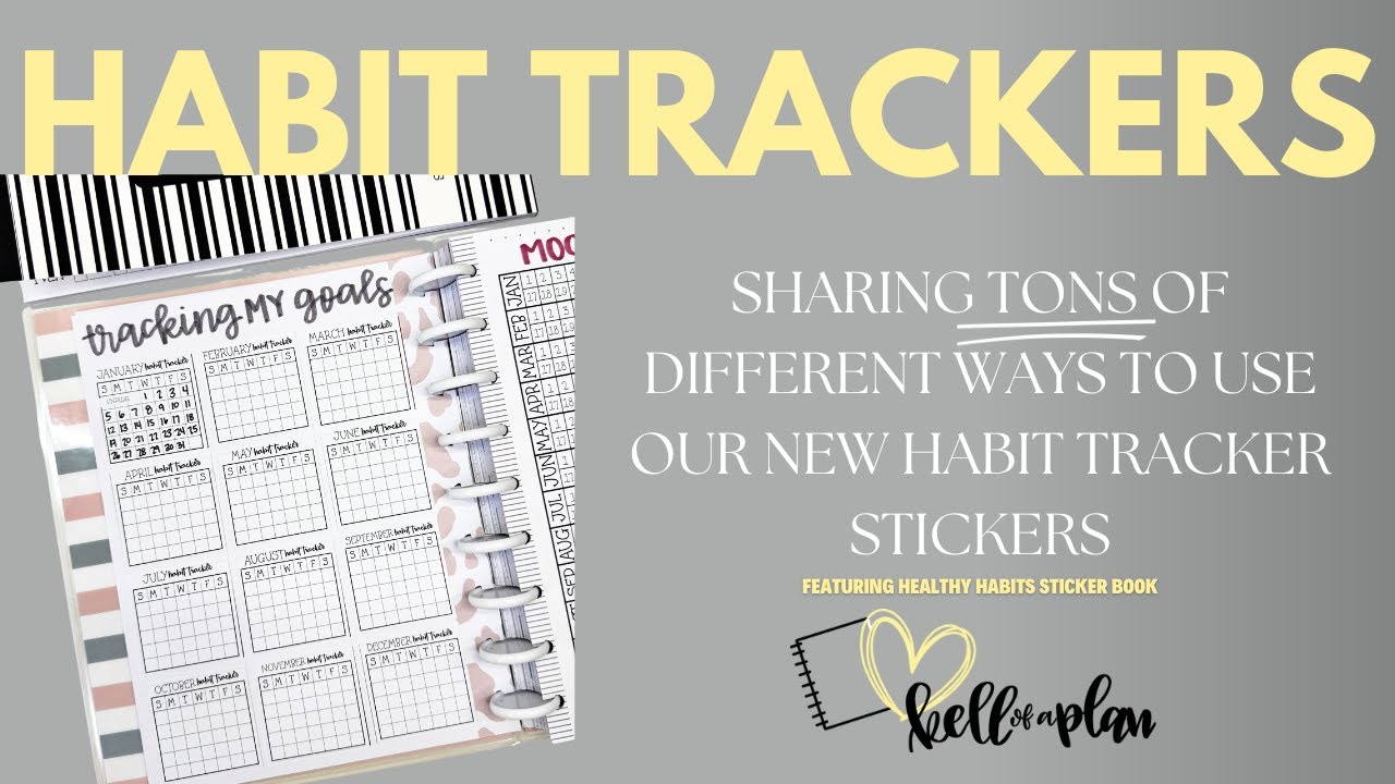 HOW TO USE HEALTHY HABITS STICKERS IN YOUR PLANNER - YouTube