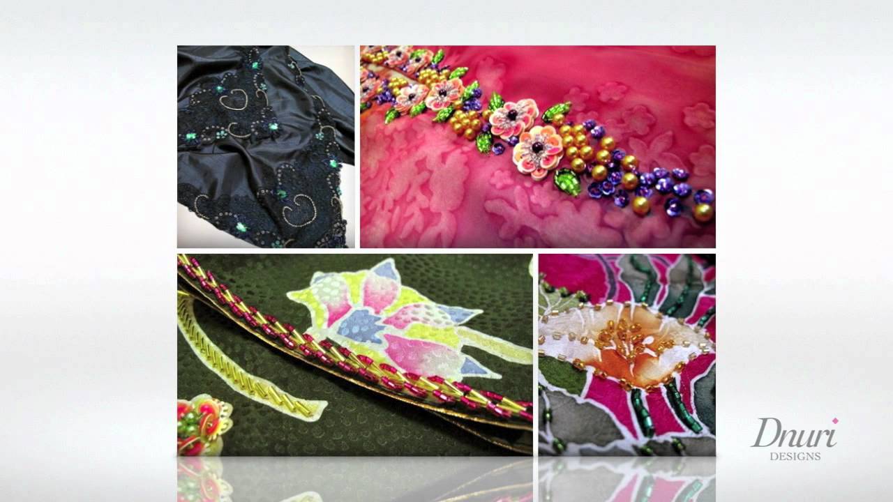 Bead Embroidery (Sulaman Manik) by Dnuri Designs - YouTube