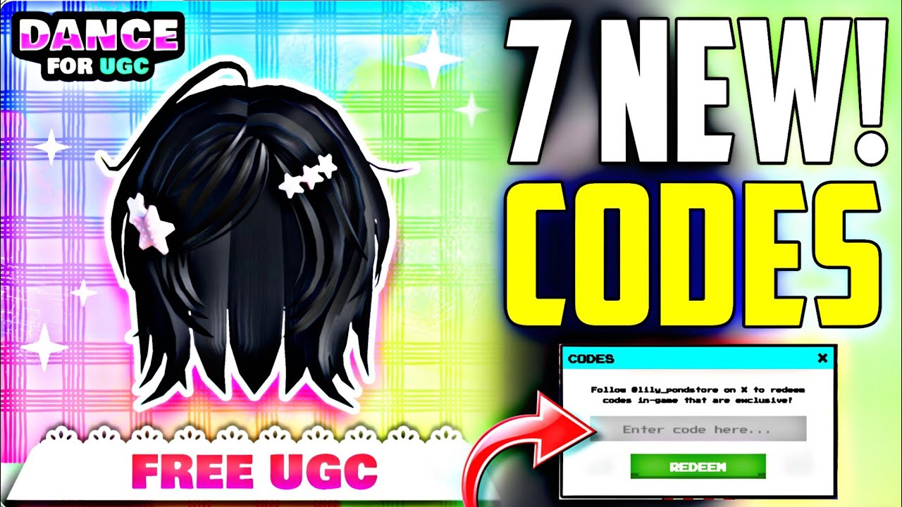 *NEW* WORKING CODES FOR DANCE FOR UGC IN JULY 2024 - ROBLOX CODES ...