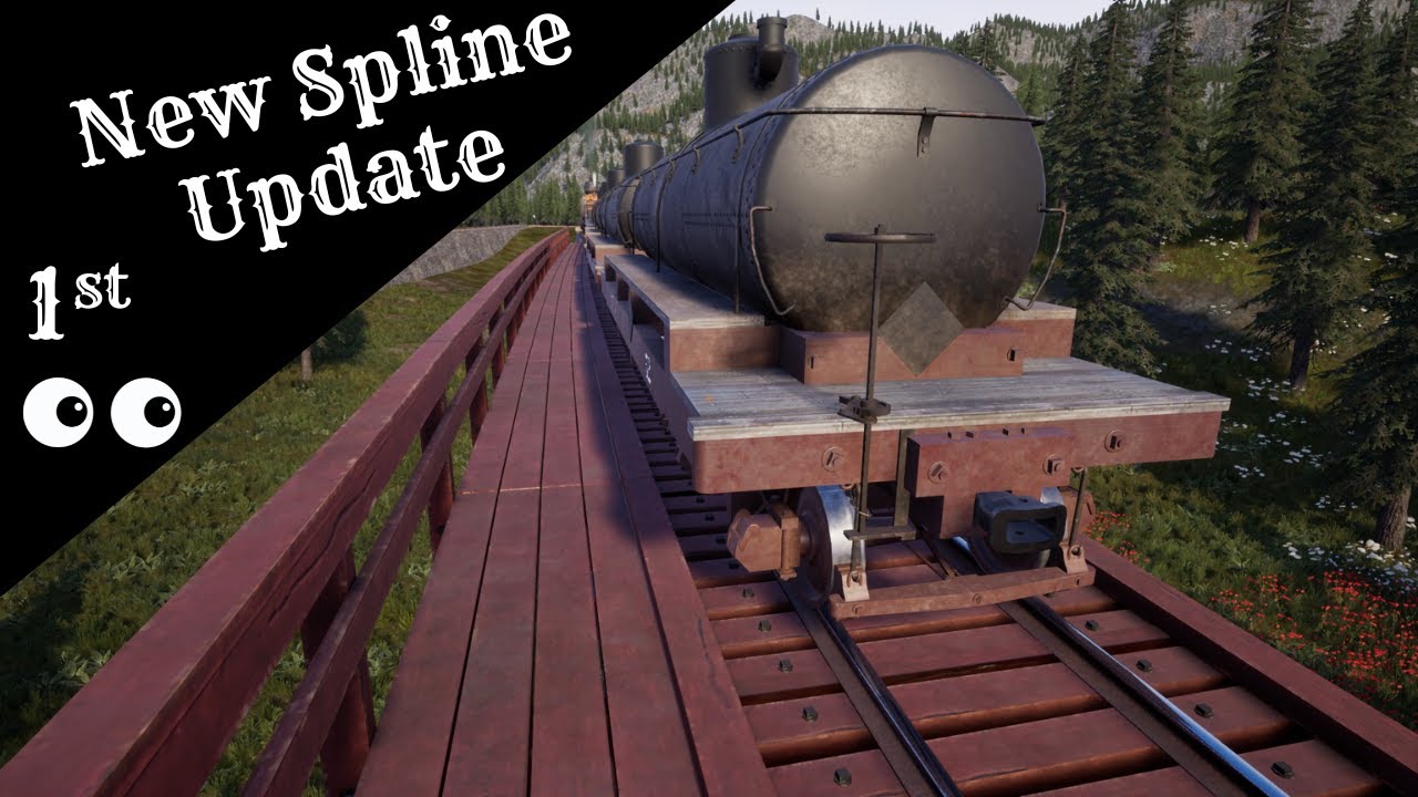 New Spline Update Has Arrived In RailRoads Online! - YouTube